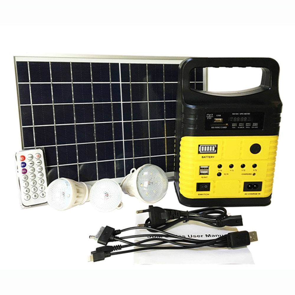 Multifunction portable solar generator with panel